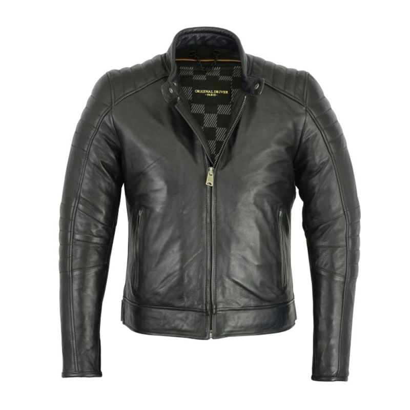 Original Driver - LE DELICAT Leather Jacket - waterproof - Black ...